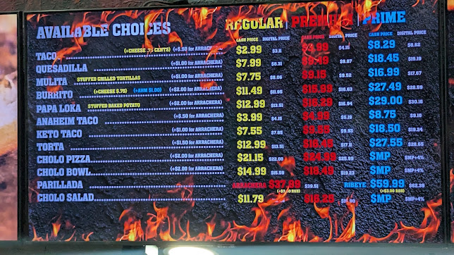 Tacos Los Cholos Restaurant Menu – Authentic Mexican Tacos in Anaheim, CA